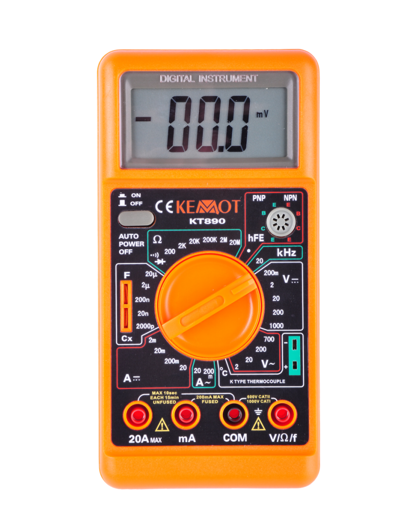 Profi multimeter KT890 s meraním teploty a kapacity - Zarucene.sk