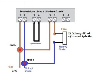 Schéma-zapojenia-termostat - Zarucene.sk