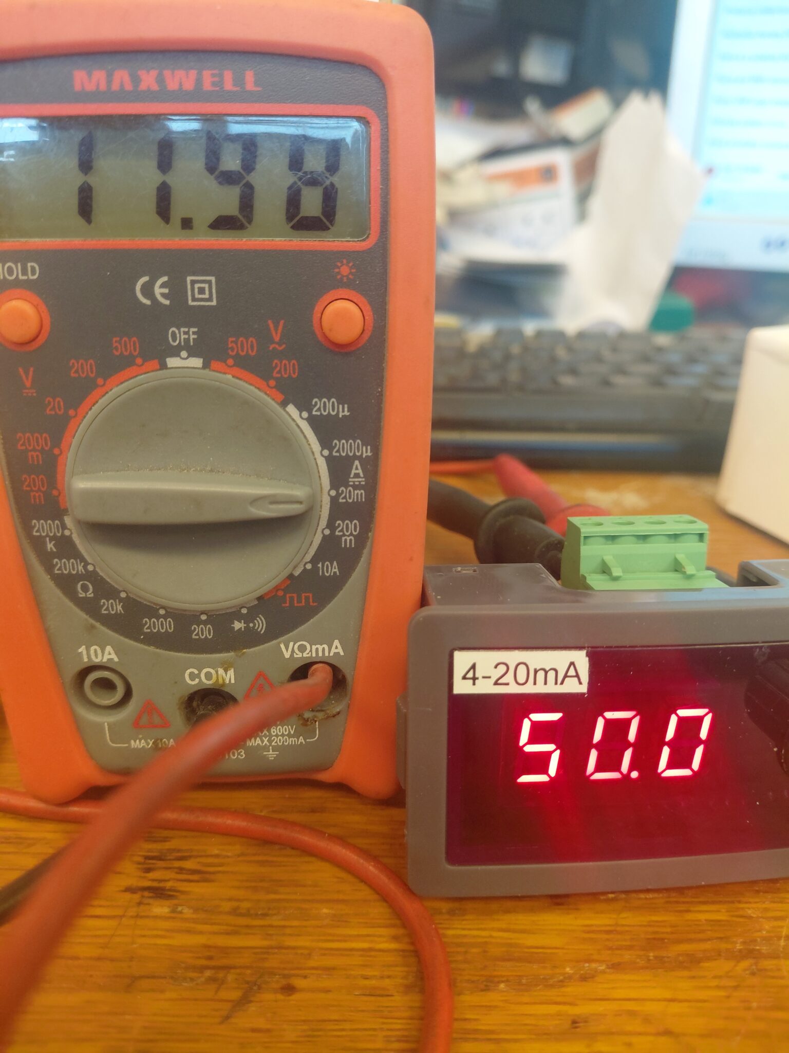 .Simulator generátor prúdu 4-20mA v % - Zarucene.sk